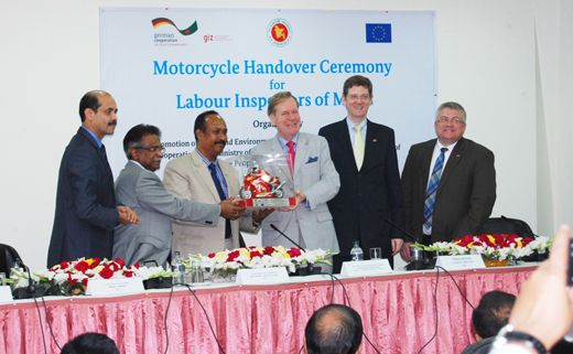 Germany provides resource support to the 'Labour Inspection System'