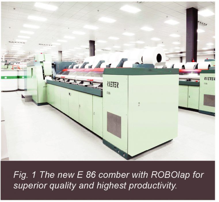 The new Rieter combing set - E 36 and E 86