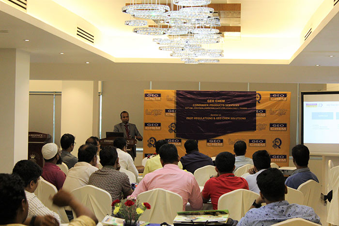 Geo Chem organized seminar on ZDHC regulations