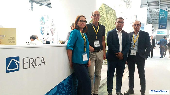ERCA displayed sustainable solutions for the textile industry at the ...