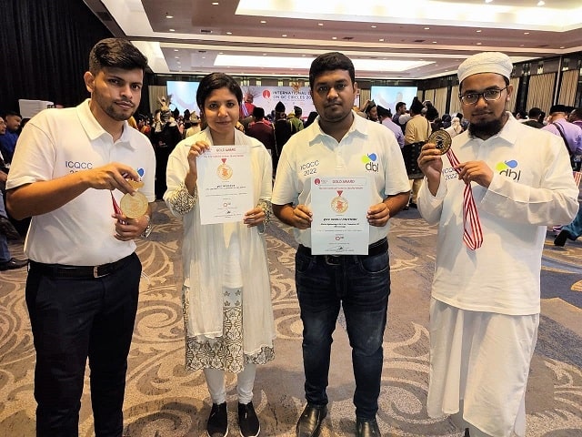 Two teams from DBL Group win Gold at 47th ICQCC