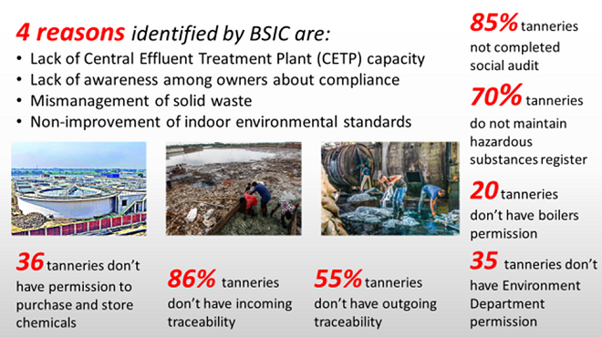 Four reasons revealed behind leather industry’s compliance failure
