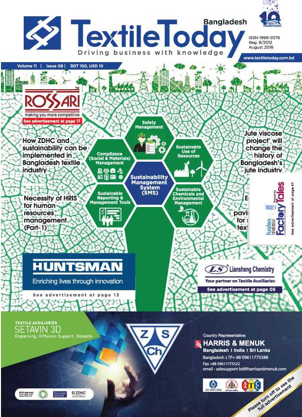 Textile Today August 2018 Issue