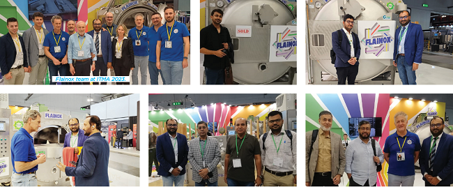 Flainox showcases Green Label certified machines at ITMA 2023