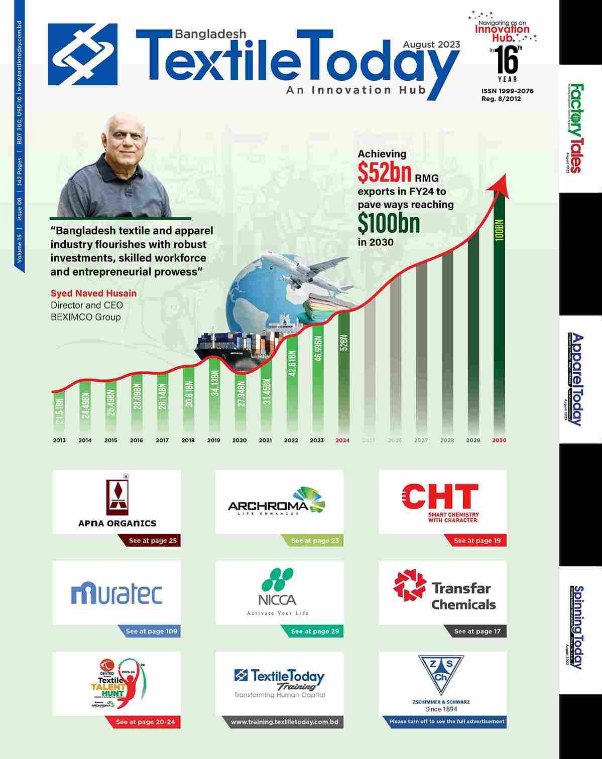 Textile Today August 2023 Issue