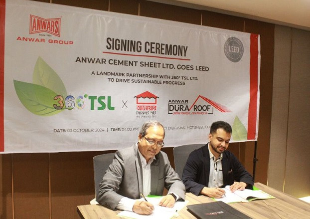 Anwar DuraRoof partners with 360 TSL towards sustainability