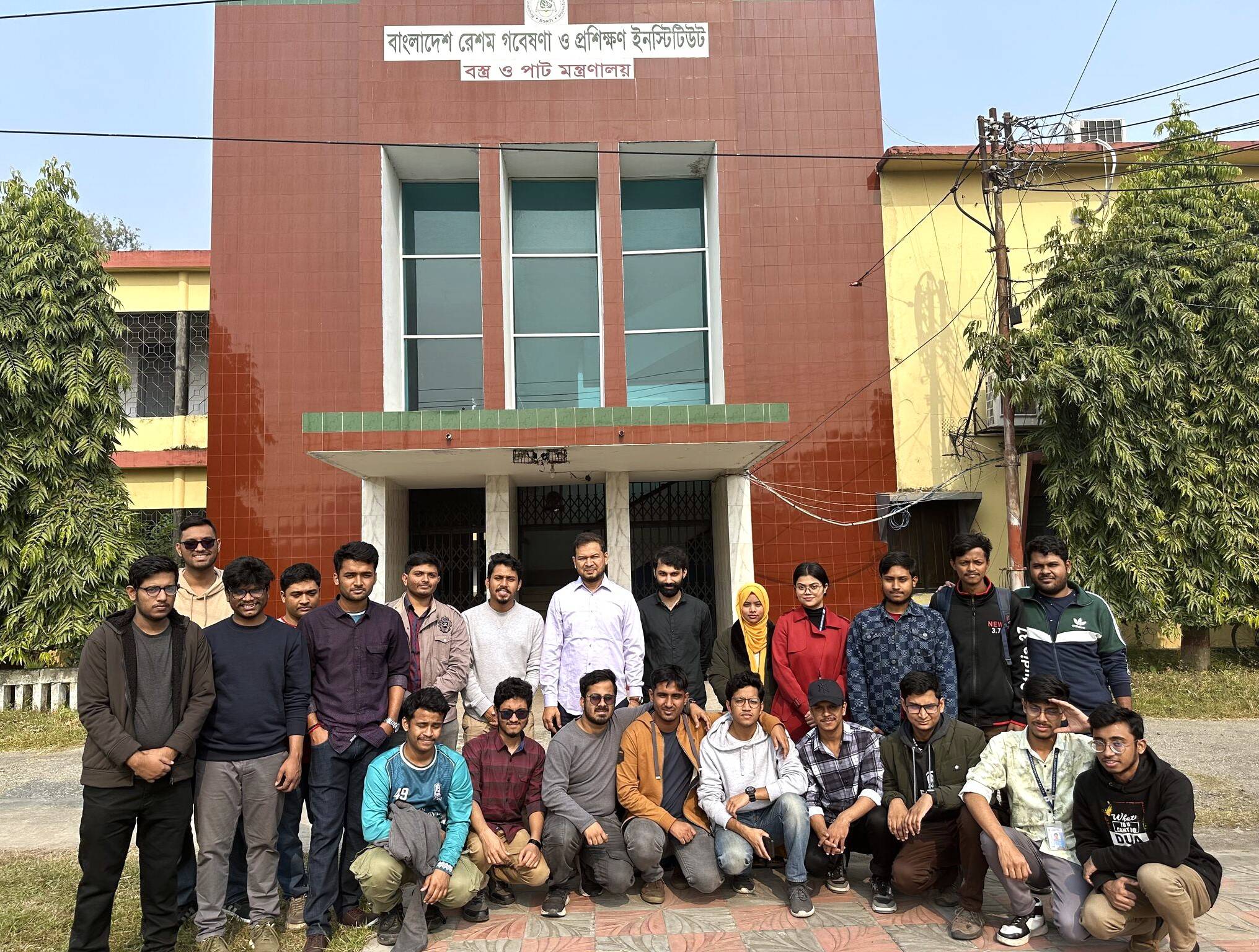 BUTEX students dive deep into the history of silk on a study tour