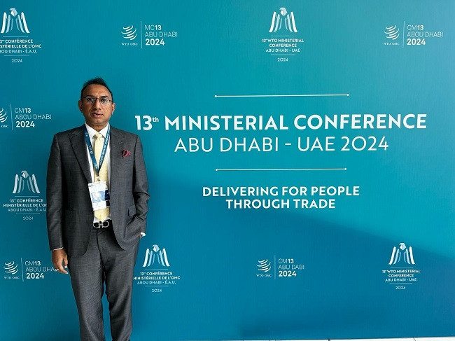 Asif Ashraf represents Bangladesh at 13th WTO conference