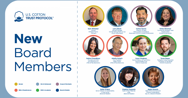 U.S. Cotton Trust Protocol announces expanded board of directors U.S. Cotton Trust Protocol announces expanded board of directors