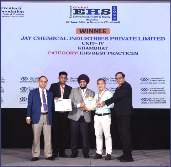 JAY Chemical’s production Unit IV recognize for EHS Excellence at ...