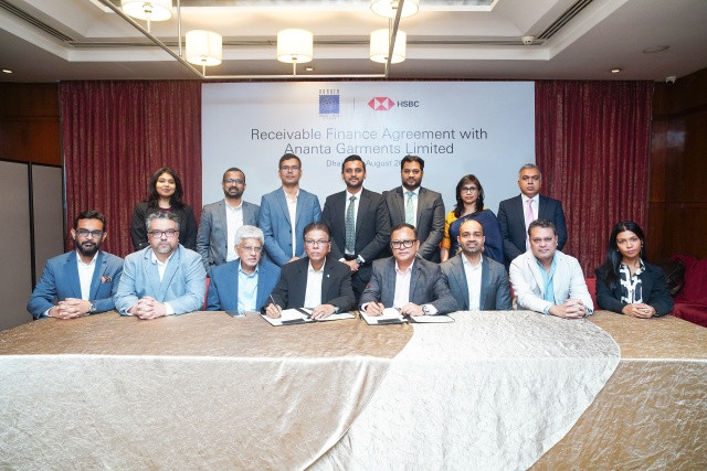 Ananta Garments signs landmark Receivables Finance RPA agreement with HSBC