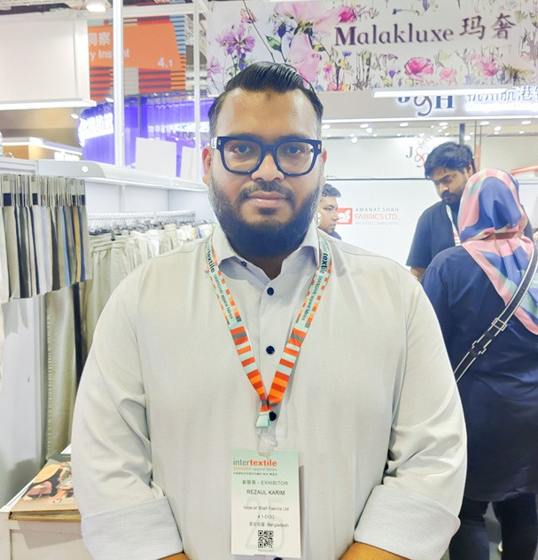 Amanat Shah Group at Intertextile Shanghai Apparel Fabrics 2025