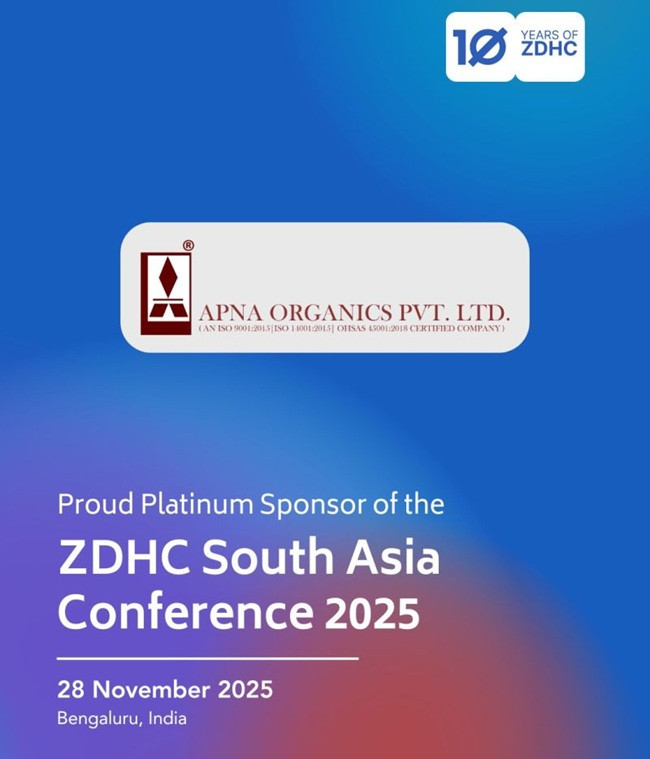 Apna Organics becomes Platinum Sponsor of ZDHC South Asia Conference 2025